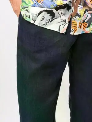 Orlebar Brown Griffon Linen Trousers - Blue