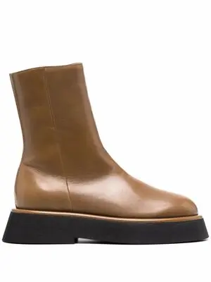 WANDLER Zip-up Leather Boots