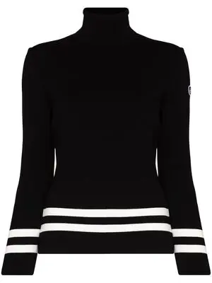Fusalp Judith Ski Knit Turtleneck Jumper - Black