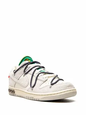 Nike X Off White Dunk Low Lot 20 Sneakers - Neutrals