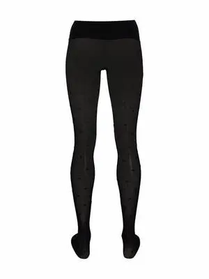 Elisabetta Franchi Monogrammed Tights