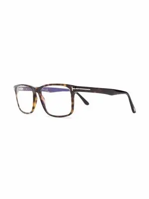 TOM FORD Tortoiseshell-effect Square-frame Glasses