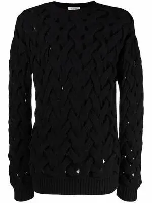 Valentino Garavani Woven Knitted Jumper