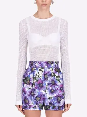 Dolce & Gabbana Semi-sheer Knitted Top