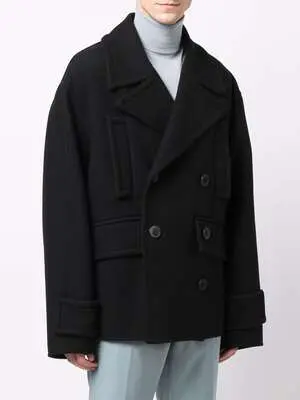 Valentino Garavani Double-breasted Virgin Wool-blend Coat