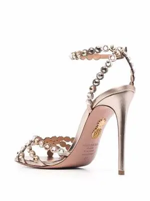 AQUAZZURA Tequila 105 Sandals - Gold