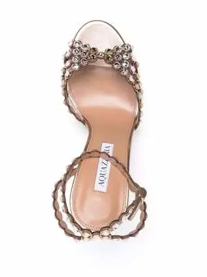 AQUAZZURA Tequila 105 Sandals - Gold