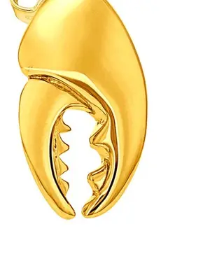 TRUE ROCKS Crab Claw Stud Earring - Gold