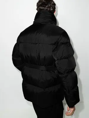 Off-White Hands Off Belted Puffer Down Jacket