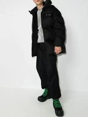 Off-White Hands Off Belted Puffer Down Jacket