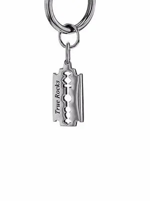 TRUE ROCKS Razor Hoop Earring - Silver