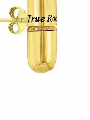 TRUE ROCKS Pill Stud Earring - Gold
