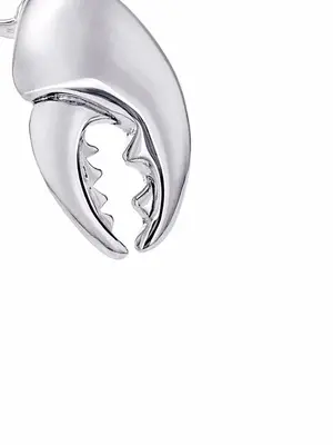 TRUE ROCKS Crab Claw Stud Earring - Silver