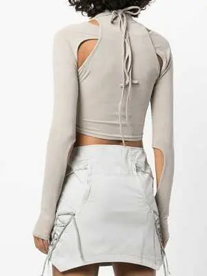 HYEIN SEO Crossover-strap Cut-out Top