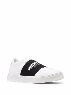 Philipp Plein Logo Strap Slip-on Sneakers