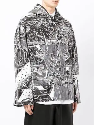 BORAMY VIGUIER Drawing Print Hoodie