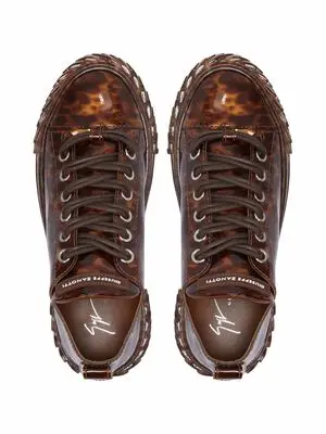 GIUSEPPE ZANOTTI Blabber Low Top Sneakers - Brown