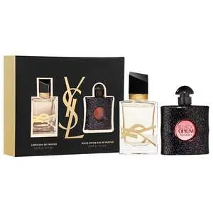 Saint Laurent Mini Black Opium & Libre Eau De Parfum Set - One-color