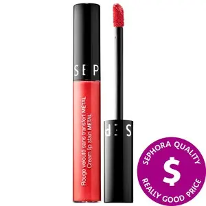 SEPHORA COLLECTION Sephora Collection Cream Lip Stain 10hr Liquid Lipstick 112 Red Magma