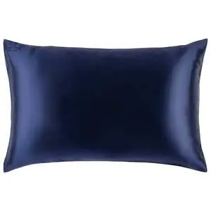 Slip Silk Pillowcase Standard/queen - Navy