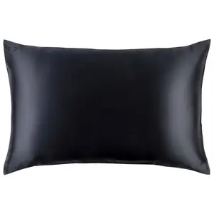 Slip Slip Taie D'oreiller - Standard/queen Noir