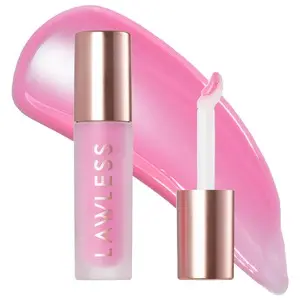LAWLESS Forget The Filler Lip Plumper Line Smoothing Gloss - Daisy Pink