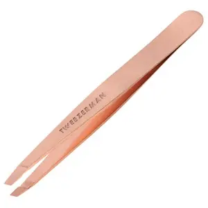 TWEEZERMAN Stainless Steel Slant Tweezer - Rose Gold
