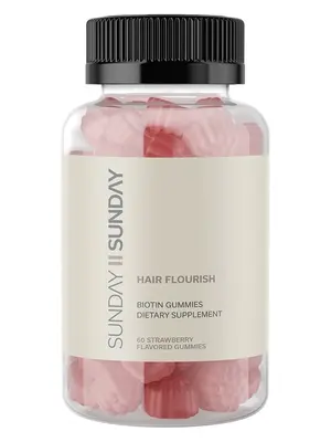 SUNDAY II SUNDAY Hair Flourish Vegan Biotin Gummies