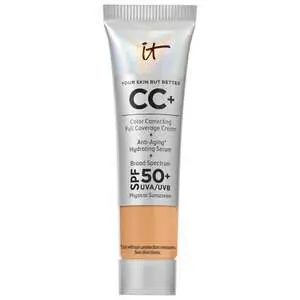 IT COSMETICS It Cosmetics Mini Cc+ Cream Full Coverage Color Correcting Foundation With Spf 50+ Tan Warm