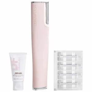 DERMAFLASH Luxe+ Advanced Sonic Dermaplaning + Peach Fuzz Removal - Blush Pink