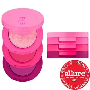 KAJA Kaja Eye Bento Bouncy Eyeshadow Trio Hella Azalea