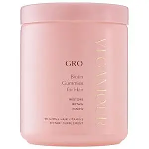 VEGAMOUR Gro Biotin Gummies For Thinning Hair - One-color
