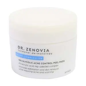 DR. ZENOVIA SKINCARE 10% Glycolic Acne Control Peel Pads 60 Pads