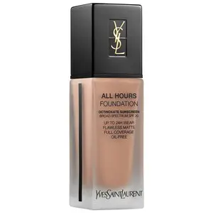 Saint Laurent Yves Saint Laurent All Hours Luminous Natural Matte Foundation 24h Longwear Spf 30 With Hyaluronic Acid B50 Honey