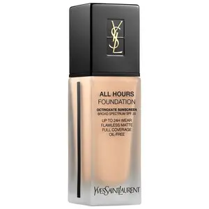 Saint Laurent Yves Saint Laurent All Hours Luminous Natural Matte Foundation 24h Longwear Spf 30 With Hyaluronic Acid Bd30 Warm Almond