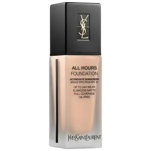Saint Laurent Yves Saint Laurent All Hours Luminous Natural Matte Foundation 24h Longwear Spf 30 With Hyaluronic Acid Bd35 Warm Caramel