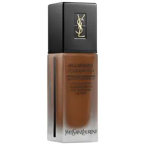 Saint Laurent Yves Saint Laurent All Hours Luminous Natural Matte Foundation 24h Longwear Spf 30 With Hyaluronic Acid Bd70 Warm Mocha