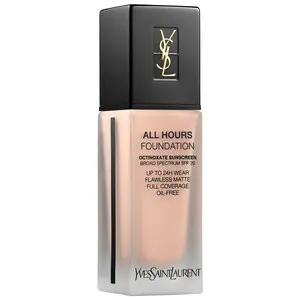 Saint Laurent Yves Saint Laurent All Hours Luminous Natural Matte Foundation 24h Longwear Spf 30 With Hyaluronic Acid Br20 Cool Ivory