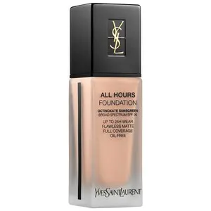 Saint Laurent Yves Saint Laurent All Hours Luminous Natural Matte Foundation 24h Longwear Spf 30 With Hyaluronic Acid Br40 Cool Sand