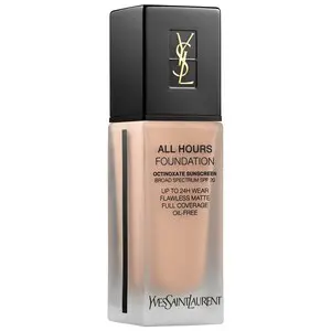 Saint Laurent Yves Saint Laurent All Hours Luminous Natural Matte Foundation 24h Longwear Spf 30 With Hyaluronic Acid Br50 Cool Honey