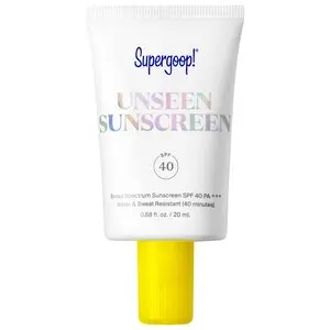 SUPERGOOP-Supergoop! Mini Unseen Sunscreen Invisible Broad Spectrum Spf 40 Pa +++ 0.68 Oz/ 20 Ml