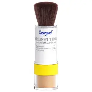 SUPERGOOP 100% Mineral Setting Powder Face Sunscreen Spf 35 - Medium