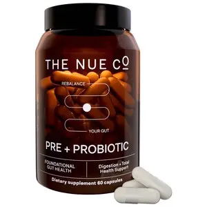 THE NUE CO Prebiotic + Probiotic Vegan Gut Microbiome Supplement - One-color