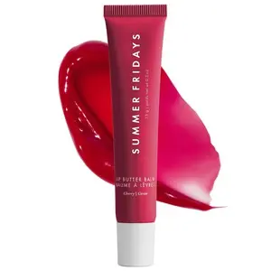 Summer Fridays Lip Butter Balm For Hydration & Shine - Cherry - Sheer Cherry Red