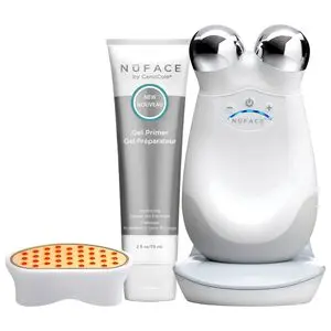 NUFACE Trinity Facial Toning Device + Wrinkle Reducer Attachment Bundle