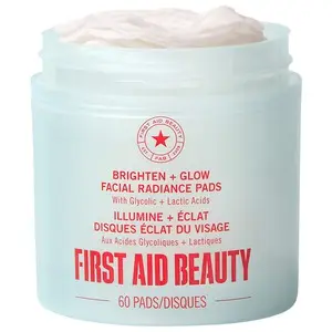 FIRST AID BEAUTY Brighten + Glow Facial Radiance Pads With Glycolic + Lactic Acids - One-color