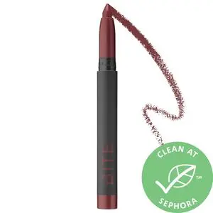 BITE BEAUTY Bite Beauty Power Move Creamy Matte Lip Crayon Brandy