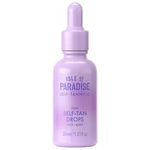 ISLE OF PARADISE Self-tan Face Drops - Dark