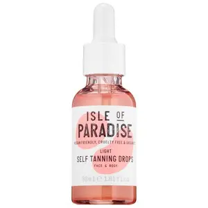 ISLE OF PARADISE Self-tan Face Drops - Light