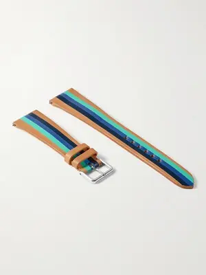 LACALIFORNIENNE Aquatica Leather Watch Strap - Blue